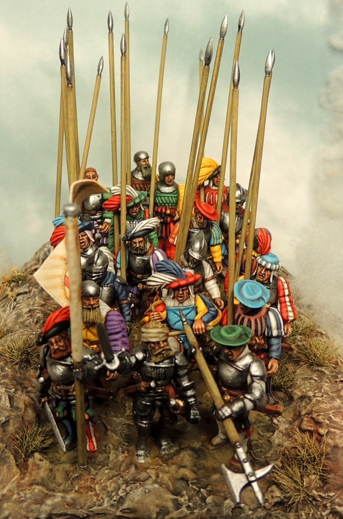 Lansknecht pikemen by Francesco Thau · Putty&Paint