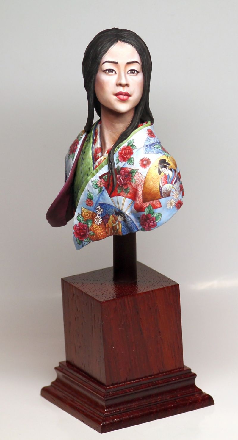 Samurai Female Warrior bust (№1) by Olga Zernina · Putty&Paint