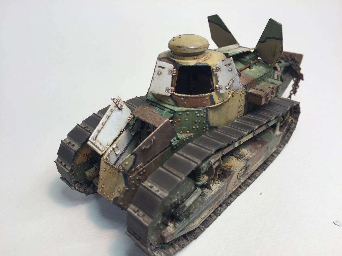Meng WW1 FT-17 cast turret by smallsoldier (Scott Pasishnek) · Putty&Paint