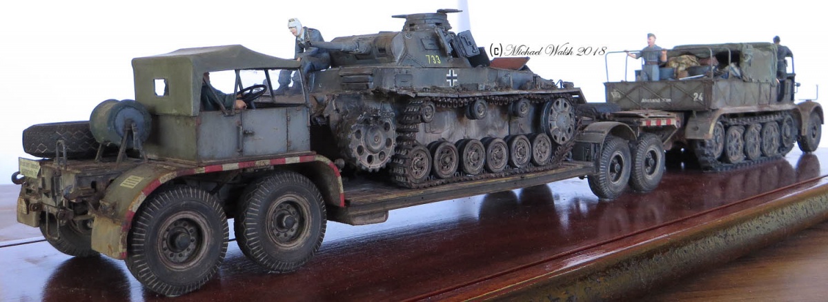 Tamiya Sdkfz9 Famo Sd Ah116 Trailer Dragon Panzer 3 by Michael Walsh ...