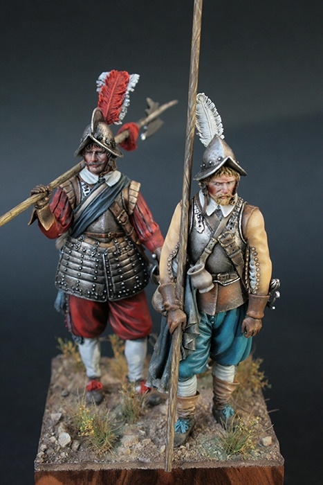 Pikeman & Halberdier 1630 by Michael Volquarts · Putty&Paint