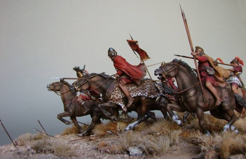 Attack of the cavalry of Alexander the Great by Julia Moshura · Putty&Paint