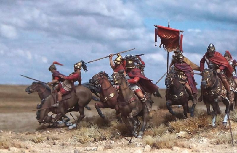 Attack of the cavalry of Alexander the Great by Julia Moshura · Putty&Paint