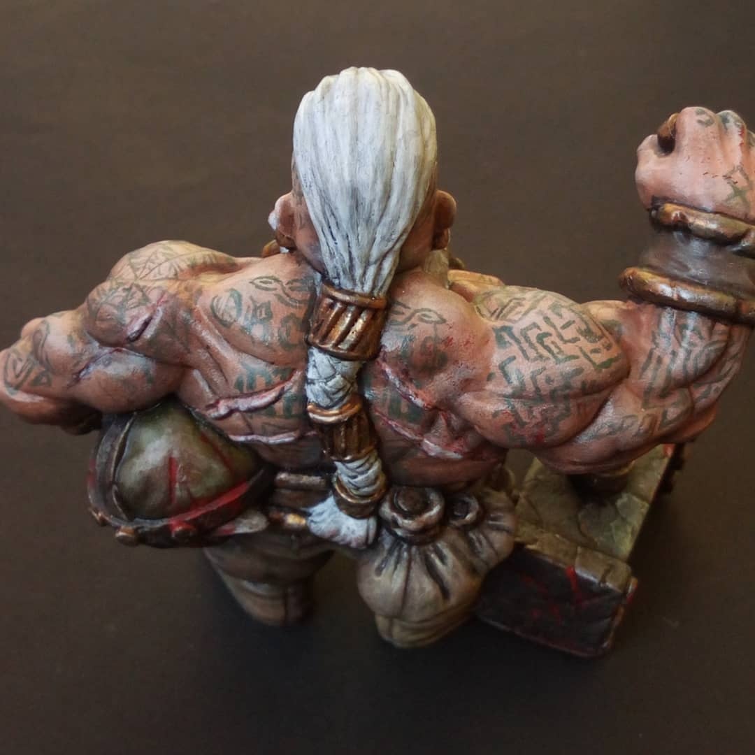 Dwarf with a hammer by WojciechBober72 · Putty&Paint