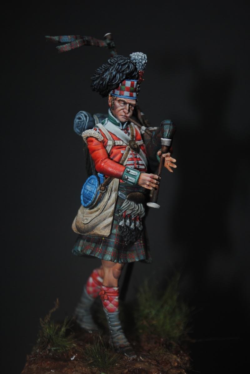 79th Cameron Highlanders piper at Waterloo by Serafeim · Putty&Paint