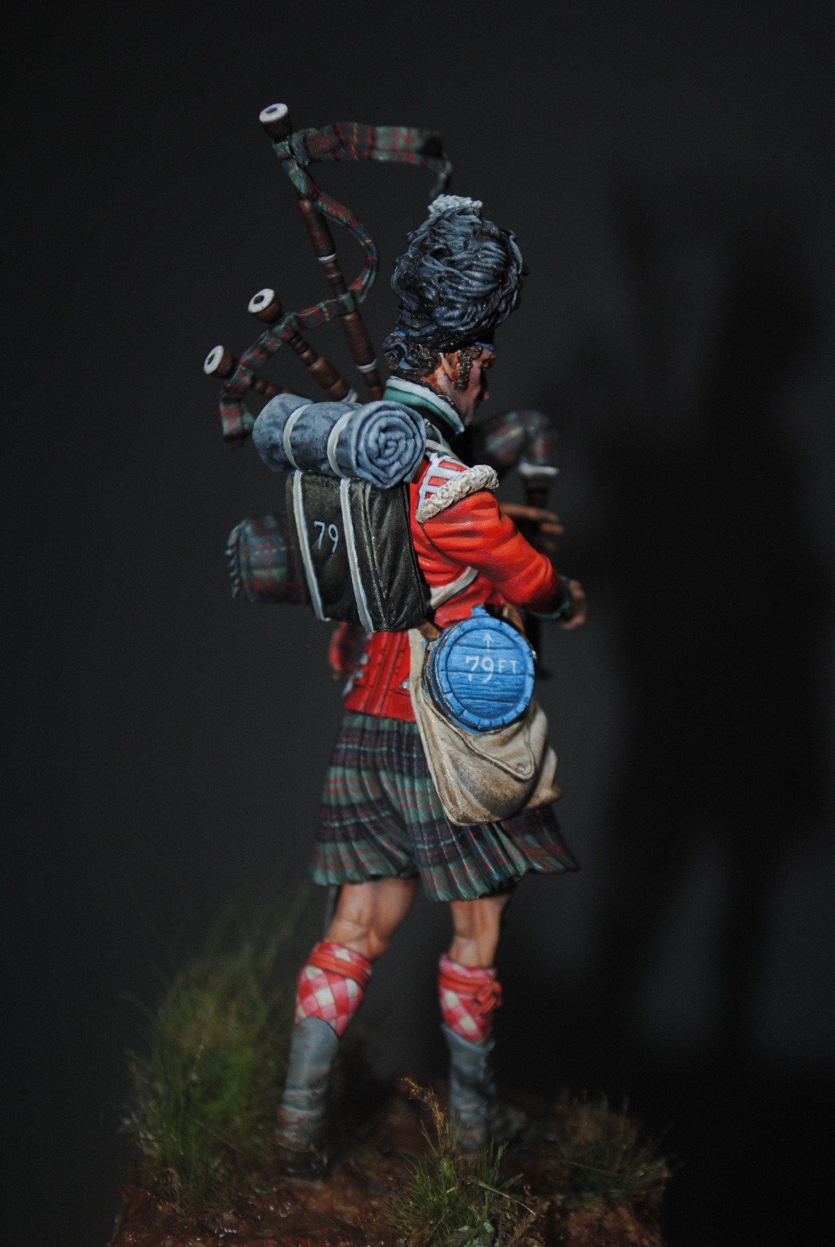 79th Cameron Highlanders piper at Waterloo by Serafeim · Putty&Paint