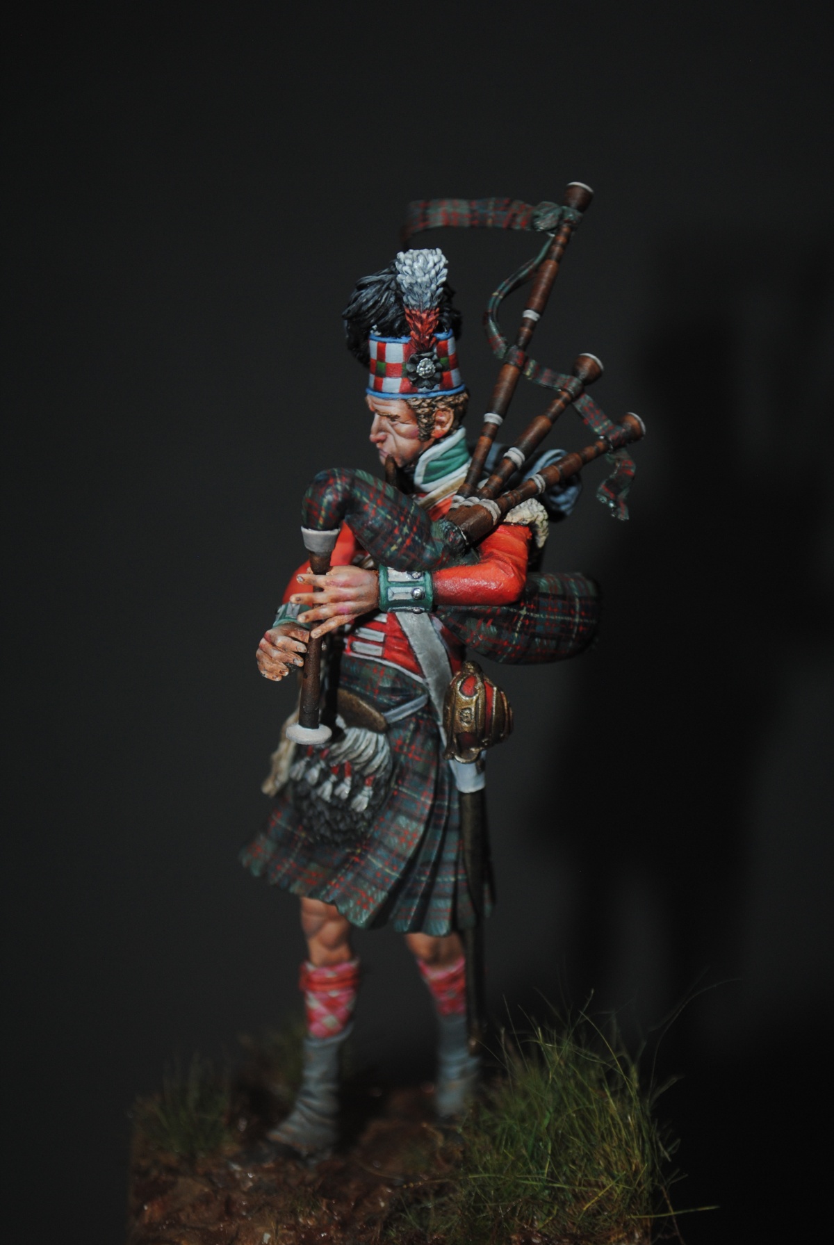 79th Cameron Highlanders piper at Waterloo by Serafeim · Putty&Paint