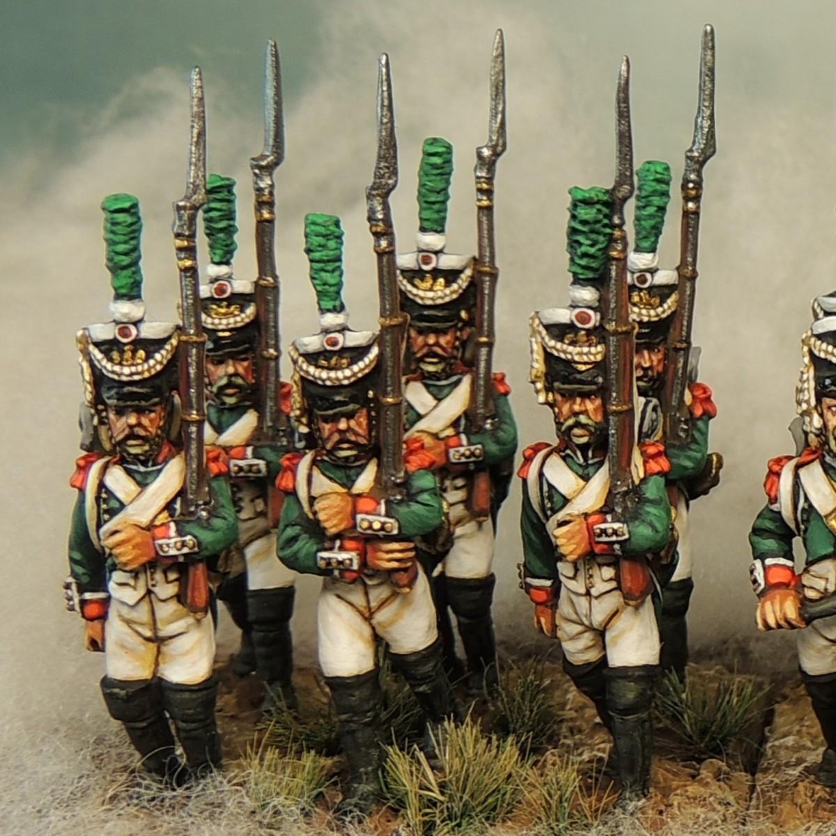 Conscripts of the italian guard by Francesco Thau · Putty&Paint