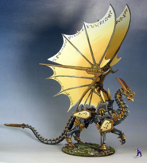 Wyrmgear the Clockwork Dragon by odinsgrandson · Putty&Paint