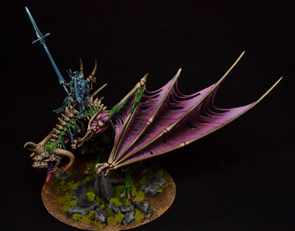 Vampire Lord on Zombie Dragon by Nikolai_Shakhmatov · Putty&Paint