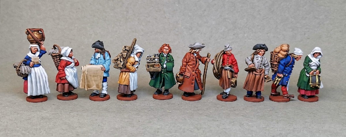 City people of the 18th century. by STP- miniatures · Putty&Paint