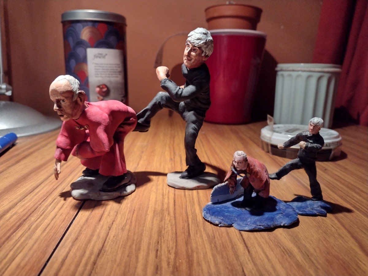 Father Ted kicking Bishop Brennan up the Arse by John Davis · Putty&Paint