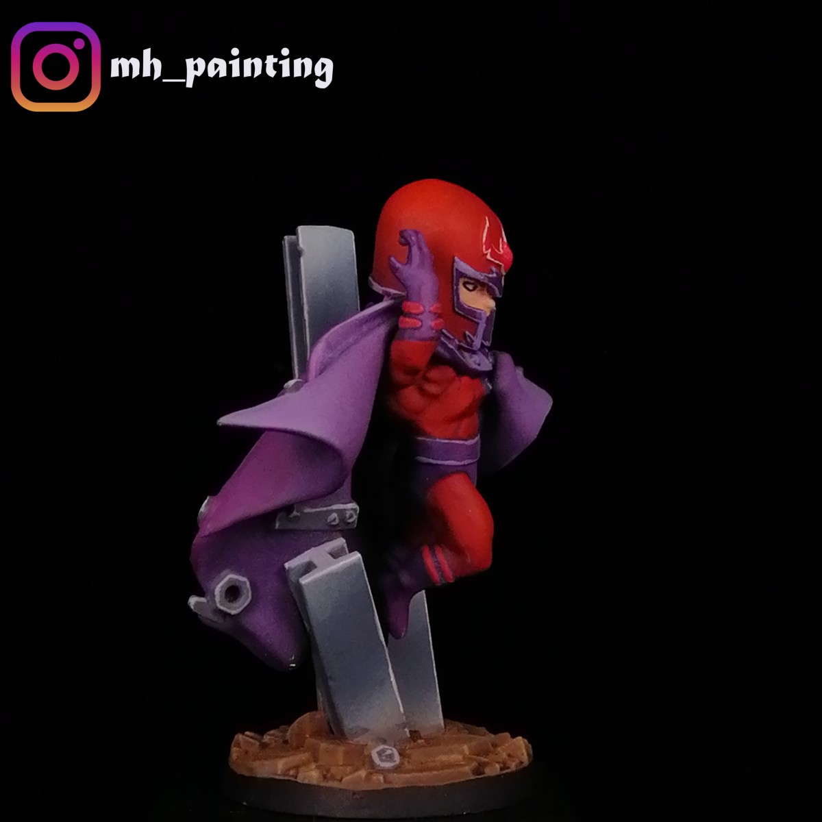 Marvel United Magneto by MH Painting · Putty&Paint