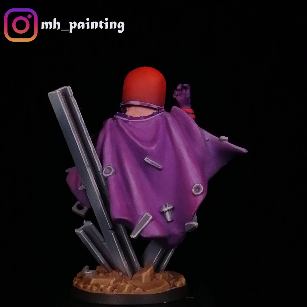 Marvel United Magneto by MH Painting · Putty&Paint