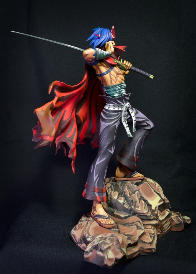 Kamina - Gurren Lagann statue by JeroDash · Putty&Paint