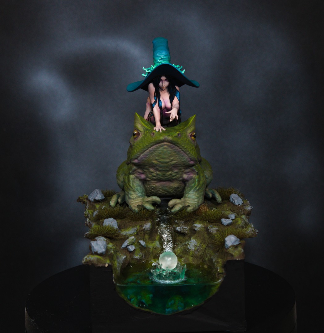 The Witch on a Toad Malva by Antonio Rojgar · Putty&Paint