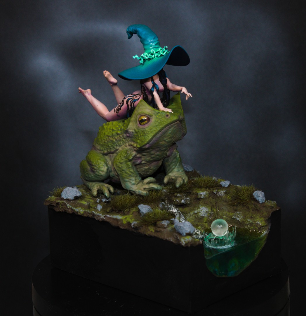The Witch on a Toad Malva by Antonio Rojgar · Putty&Paint
