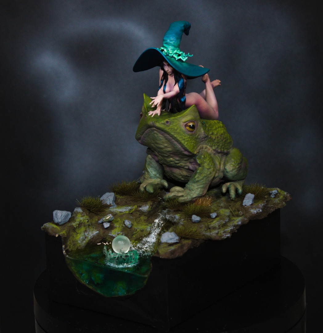 The Witch on a Toad Malva by Antonio Rojgar · Putty&Paint