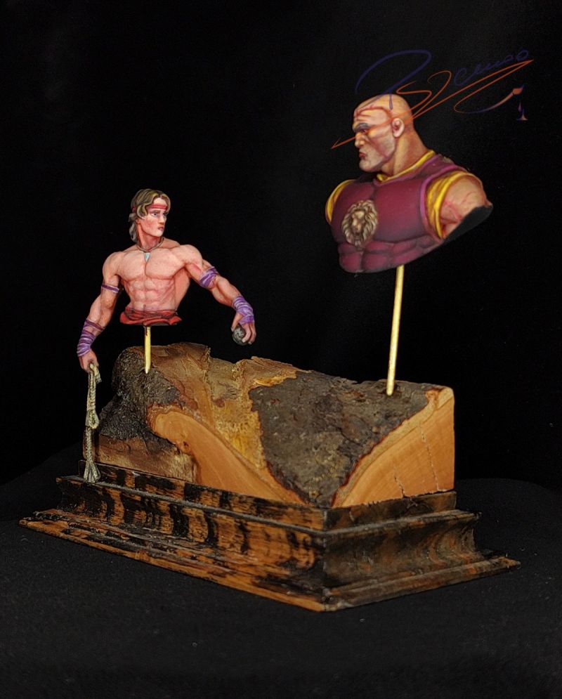David & Goliath busts by Pszemoo_ldz · Putty&Paint