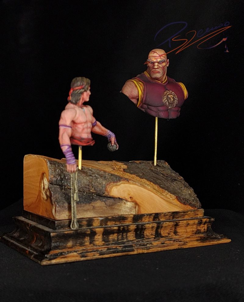 David & Goliath busts by Pszemoo_ldz · Putty&Paint