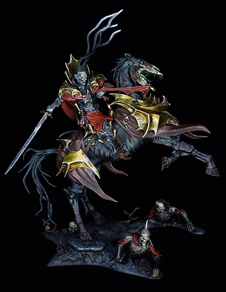Vampire Lord on Nightmare Steed by Mattia_Celati · Putty&Paint