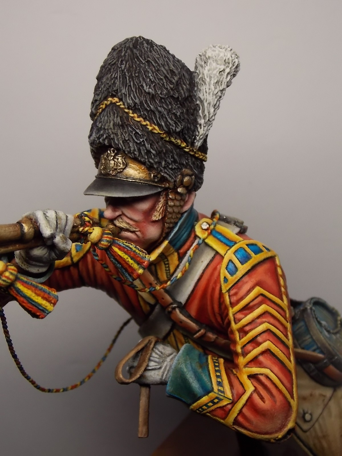 Scots Grey Trumpeter - Waterloo 1815 by Brian Smith · Putty&Paint