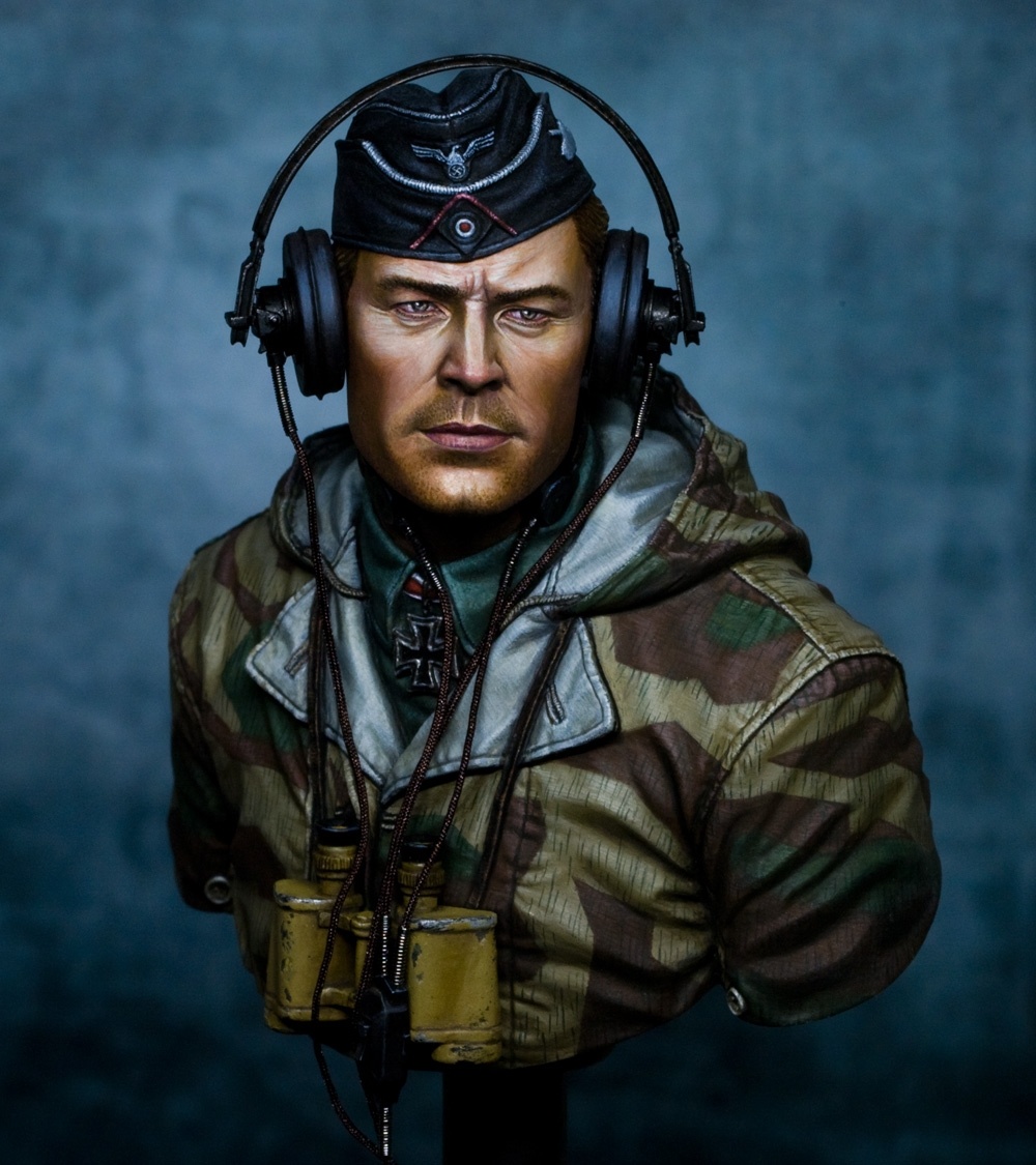 King Tiger Tank Commander by Jason Zhou · Putty&Paint